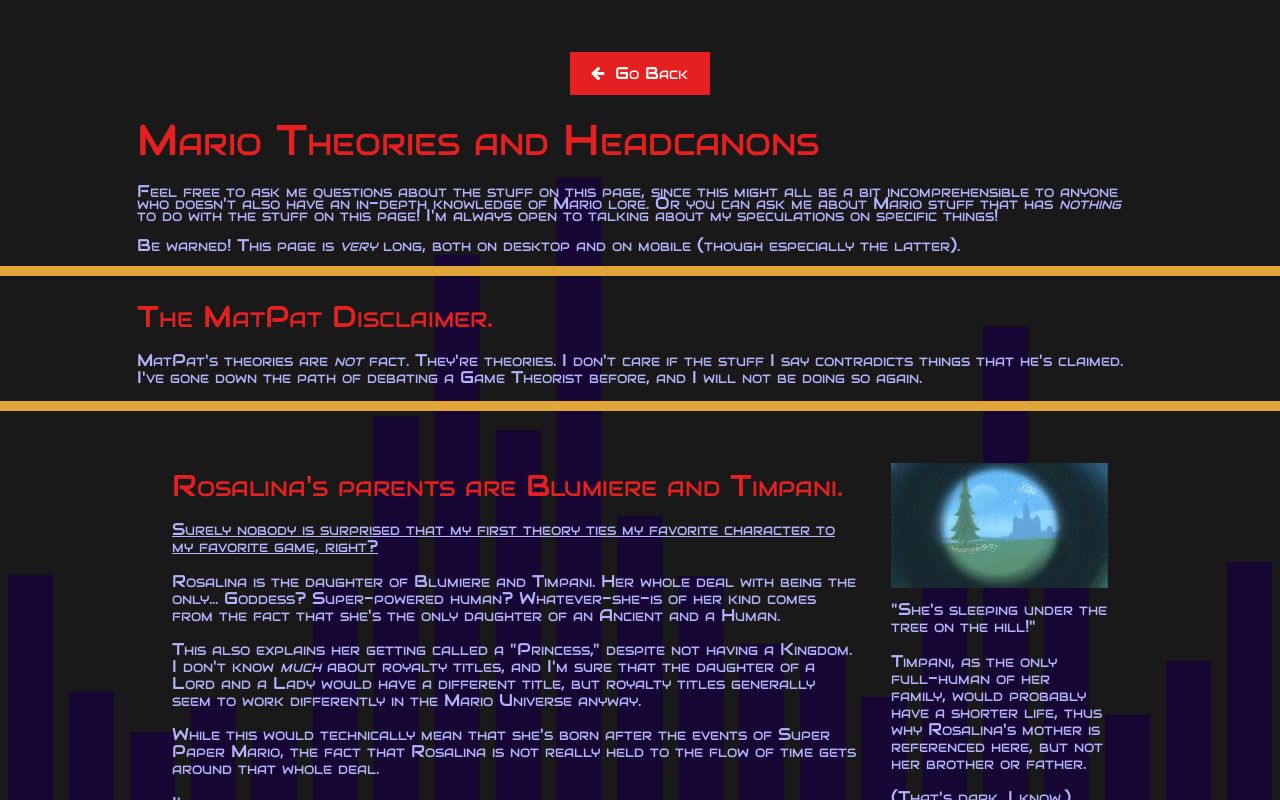 Soundwave’s Mario Headcanons